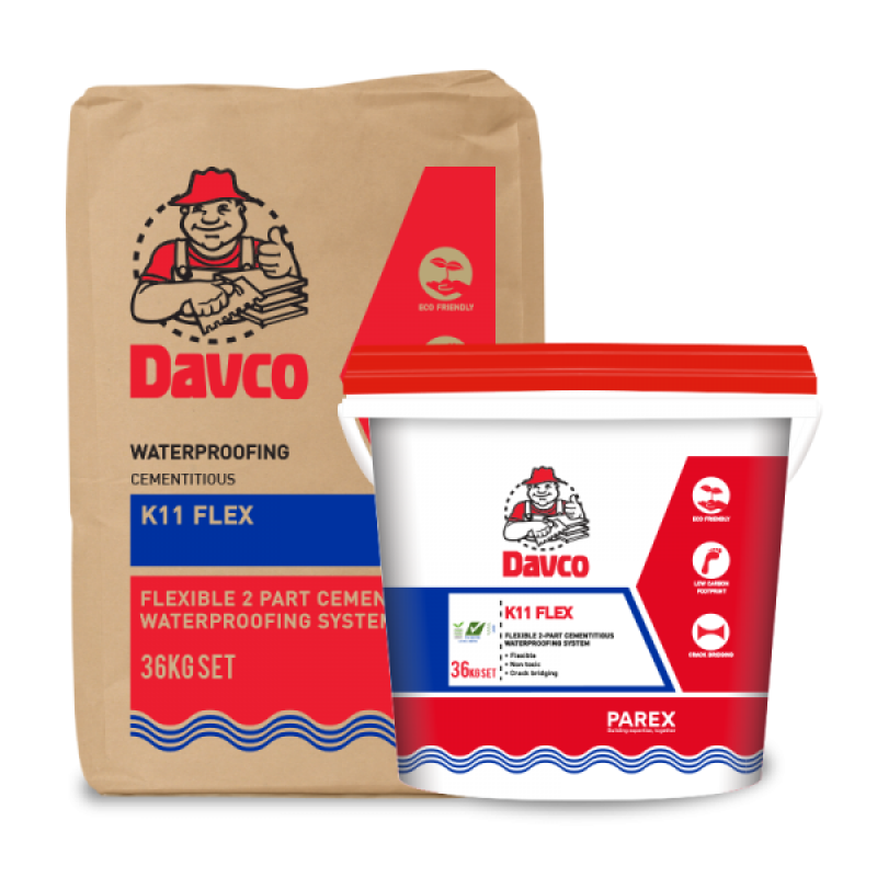 Davco K11 Flex Waterproofing (36kg Set) Grey